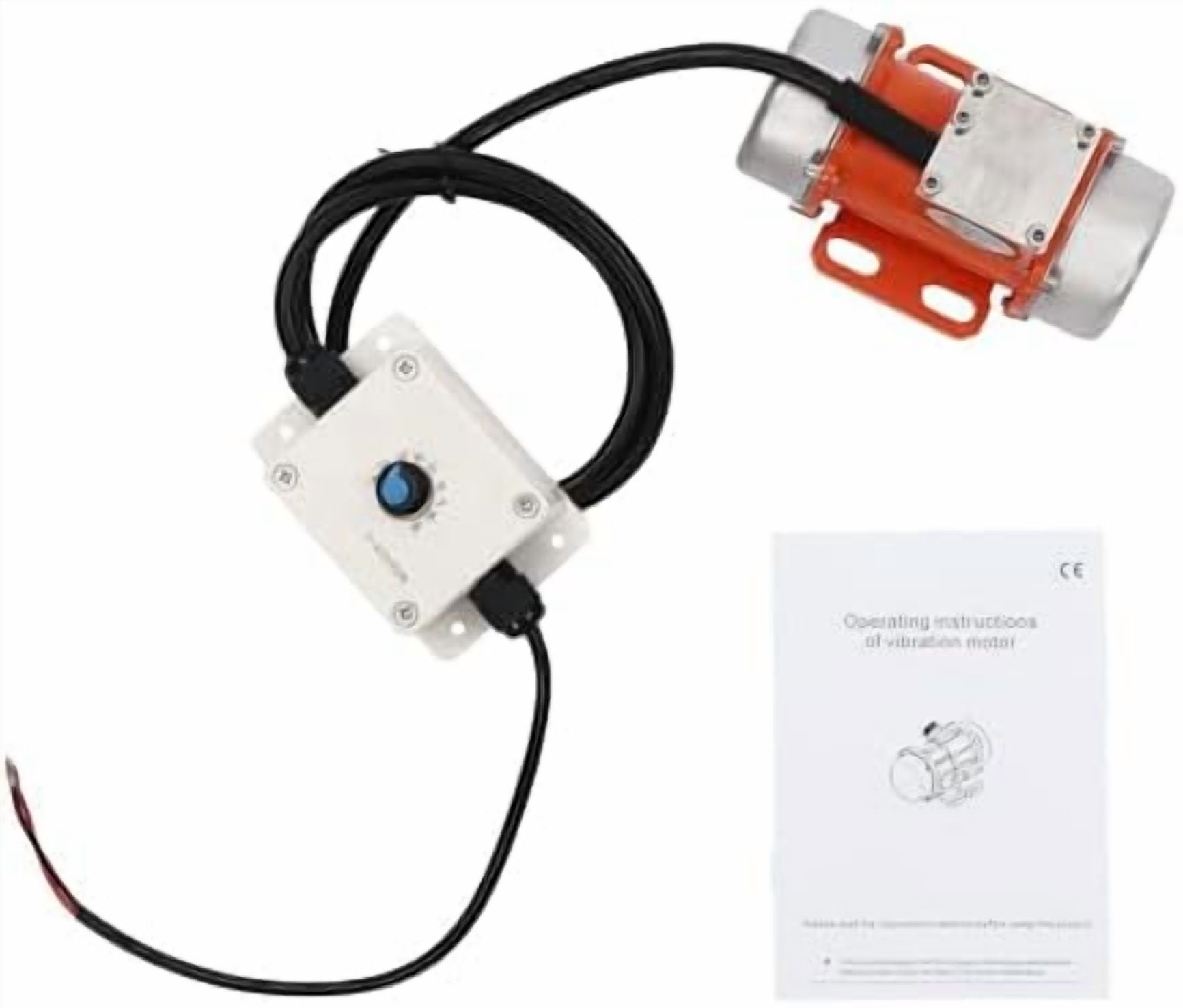 50W DC 24V Electric Vibration Motor with Speed Controller Brushless High-speed Motor Small ...