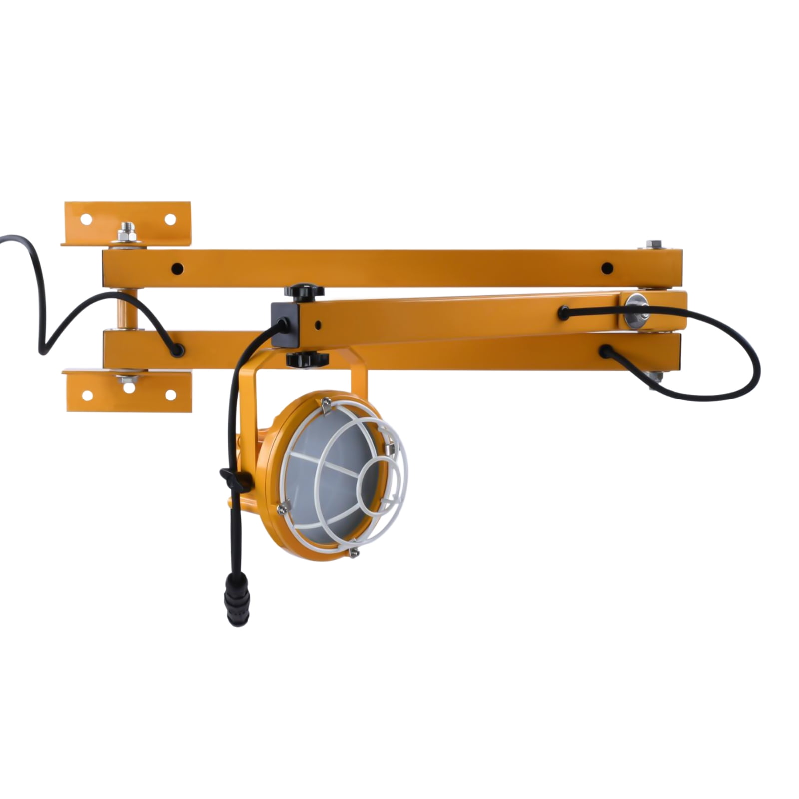 50W LED Work Light with Folding Arm, 6000-Lumen Output, 360° Adjustable ...