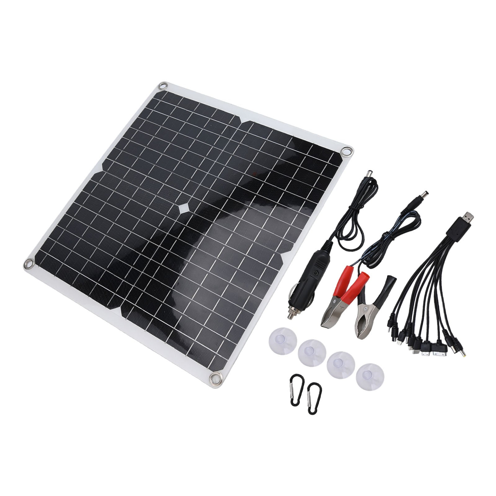 50W Solar Panel Kit 12V Trickle Charger Maintenance Battery Charger for ...