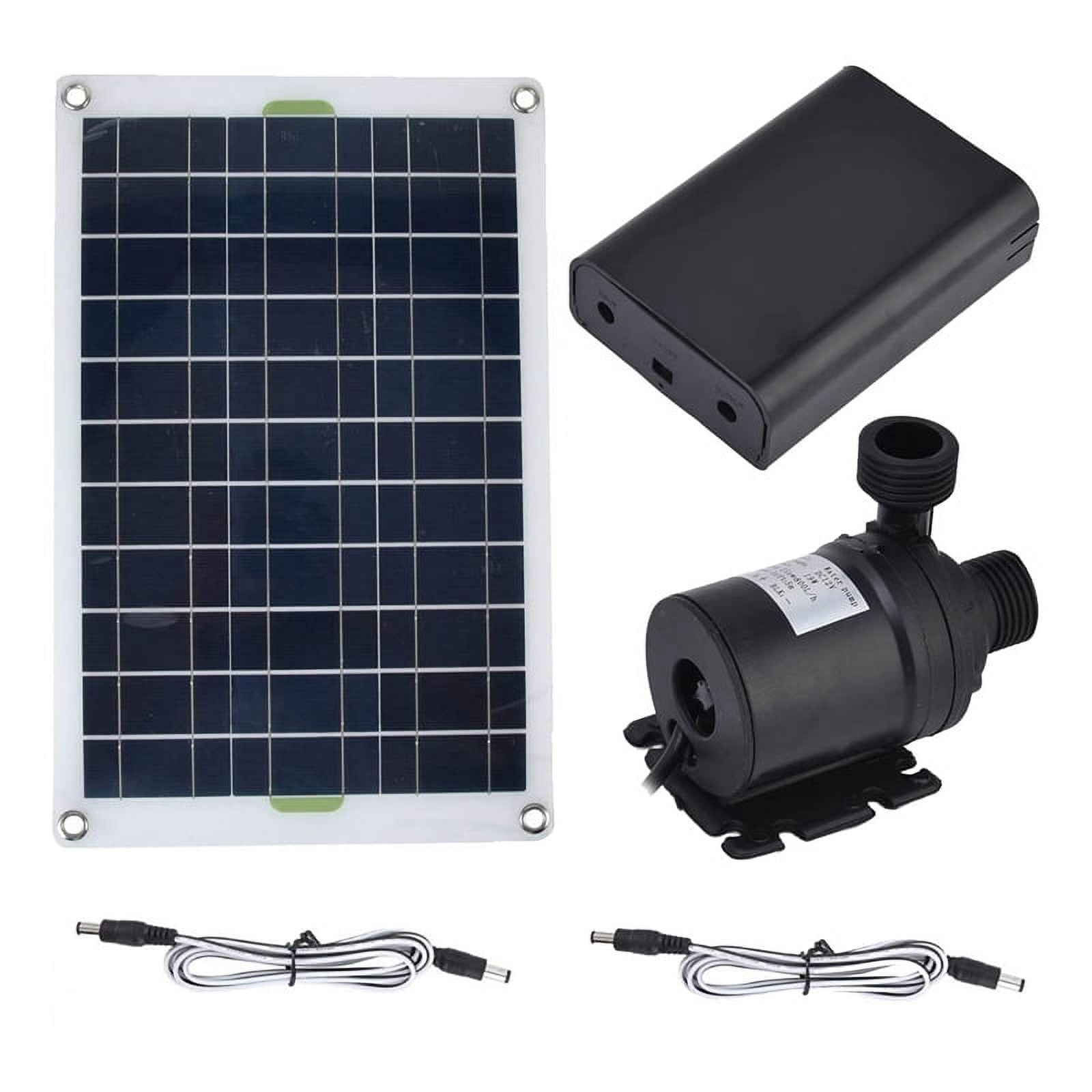 50W Solar Water Pump DC12V Low Noise Outdoor Feature for Garden, Pond ...