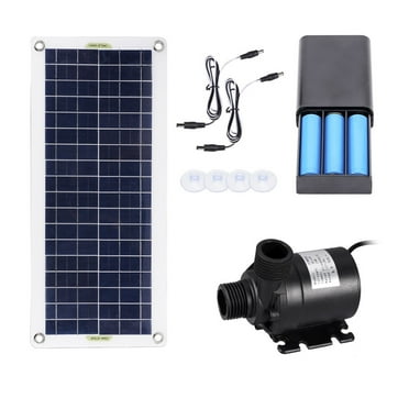 800L/H 50W Solar Submersible Aquarium Solar Pond Pump Ultra-Quiet Fish ...