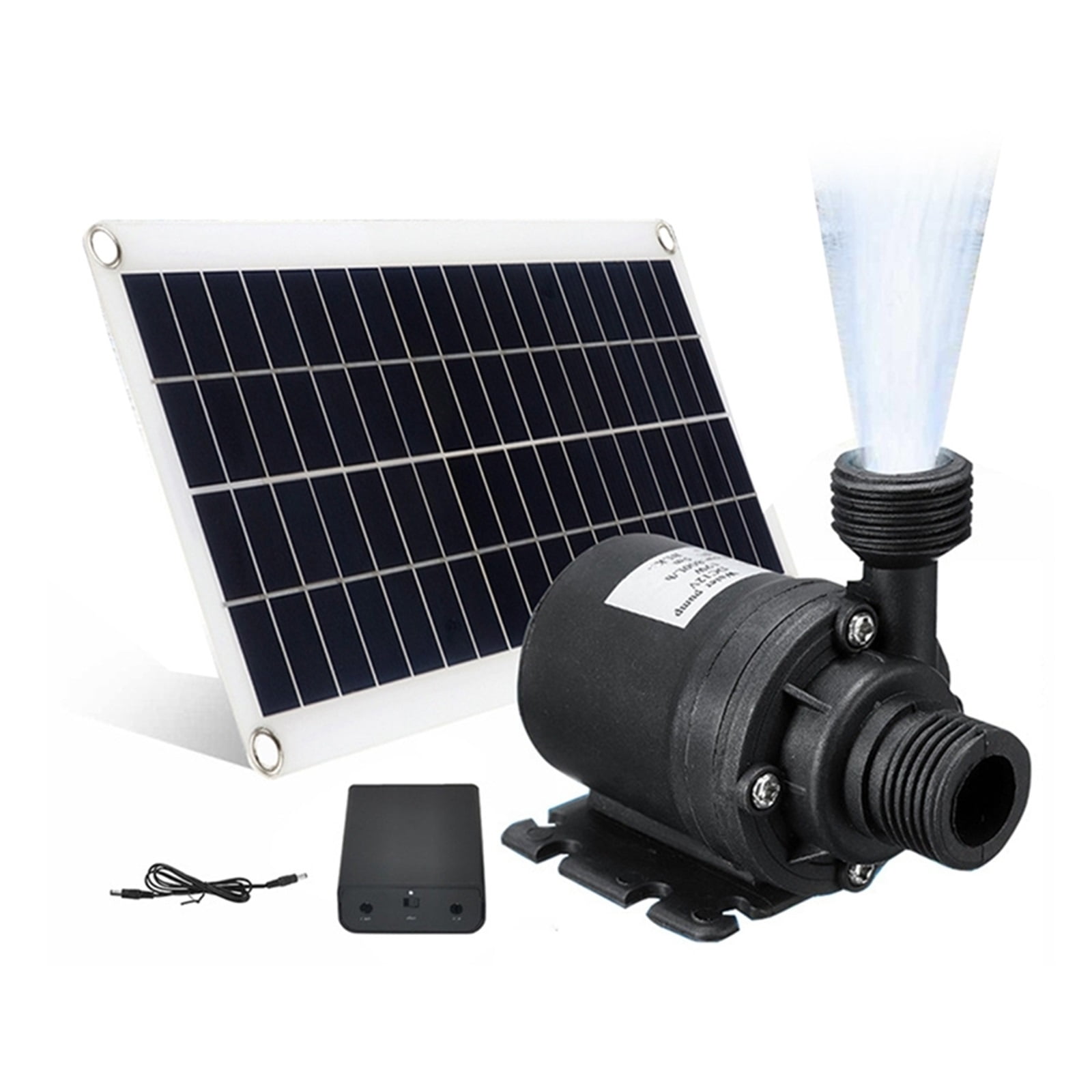 50W Solar Water Pump Solar Water Fountain Pump Water Fountain Irrigation Pump 800L/H DC12V Low ...