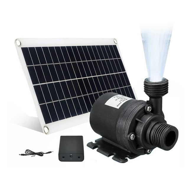 50W Solar Water Pump Solar Water Fountain Pump Water Fountain ...