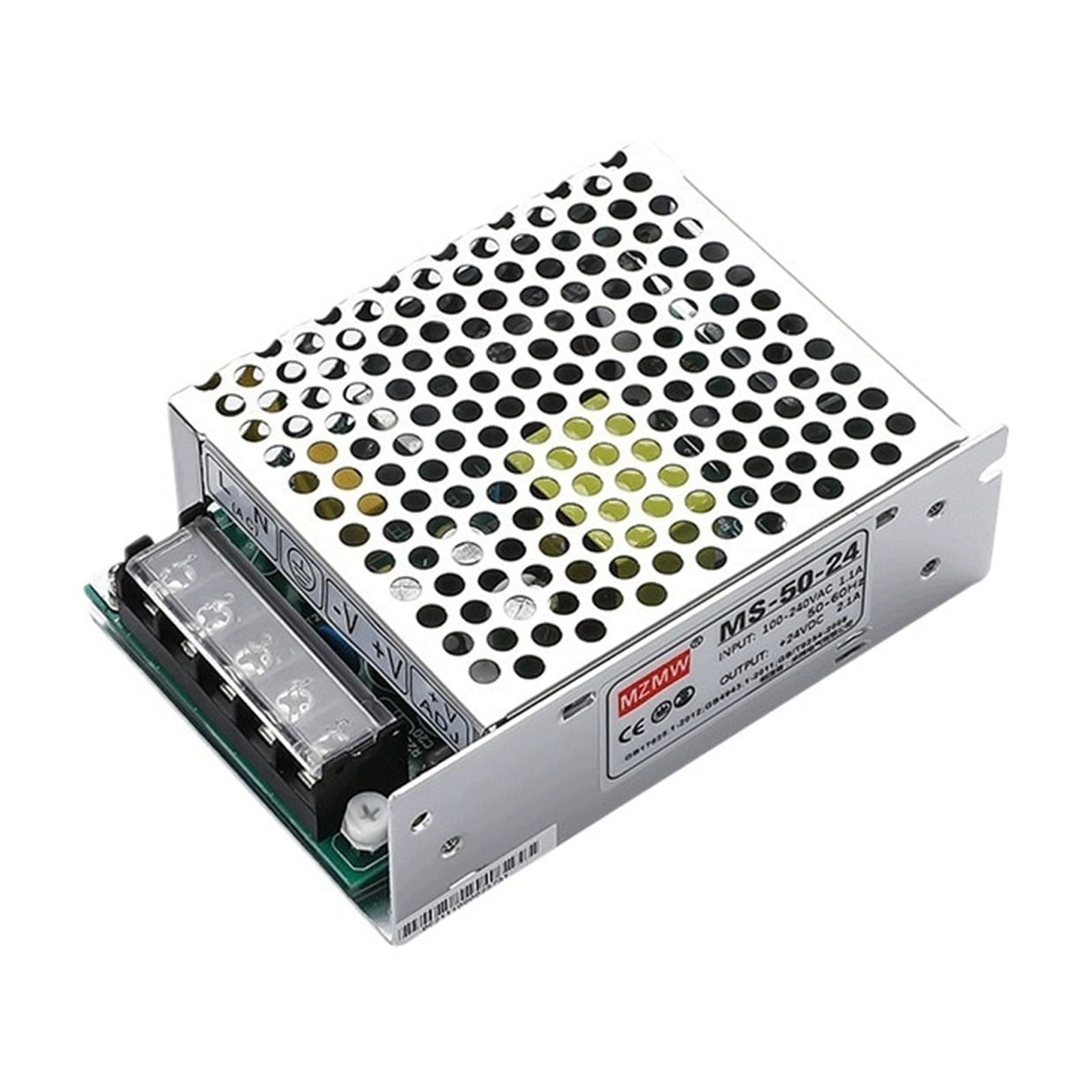 50W Switching Power Supply AC To DC 5V 10A 12V 4.1A 15V 3.3A 24V 2A ...