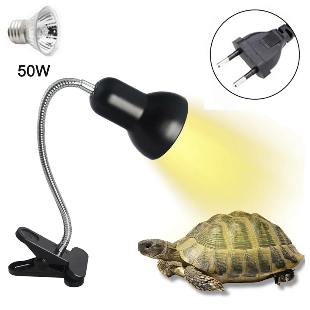 50W Turtle Heat Lamp for Reptiles, UVA + UVB Heating Lamp for Turtles ...