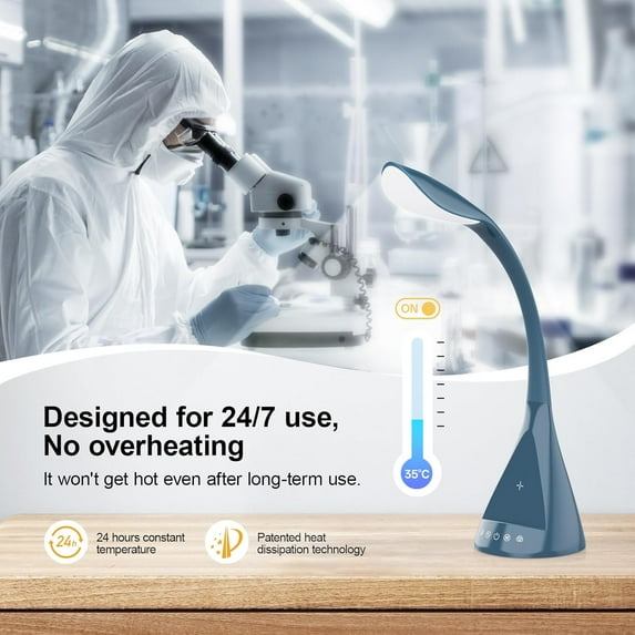 50W Ultra-Flexible LED Desk Lamp with 16 Lighting Modes/Adjustable ...