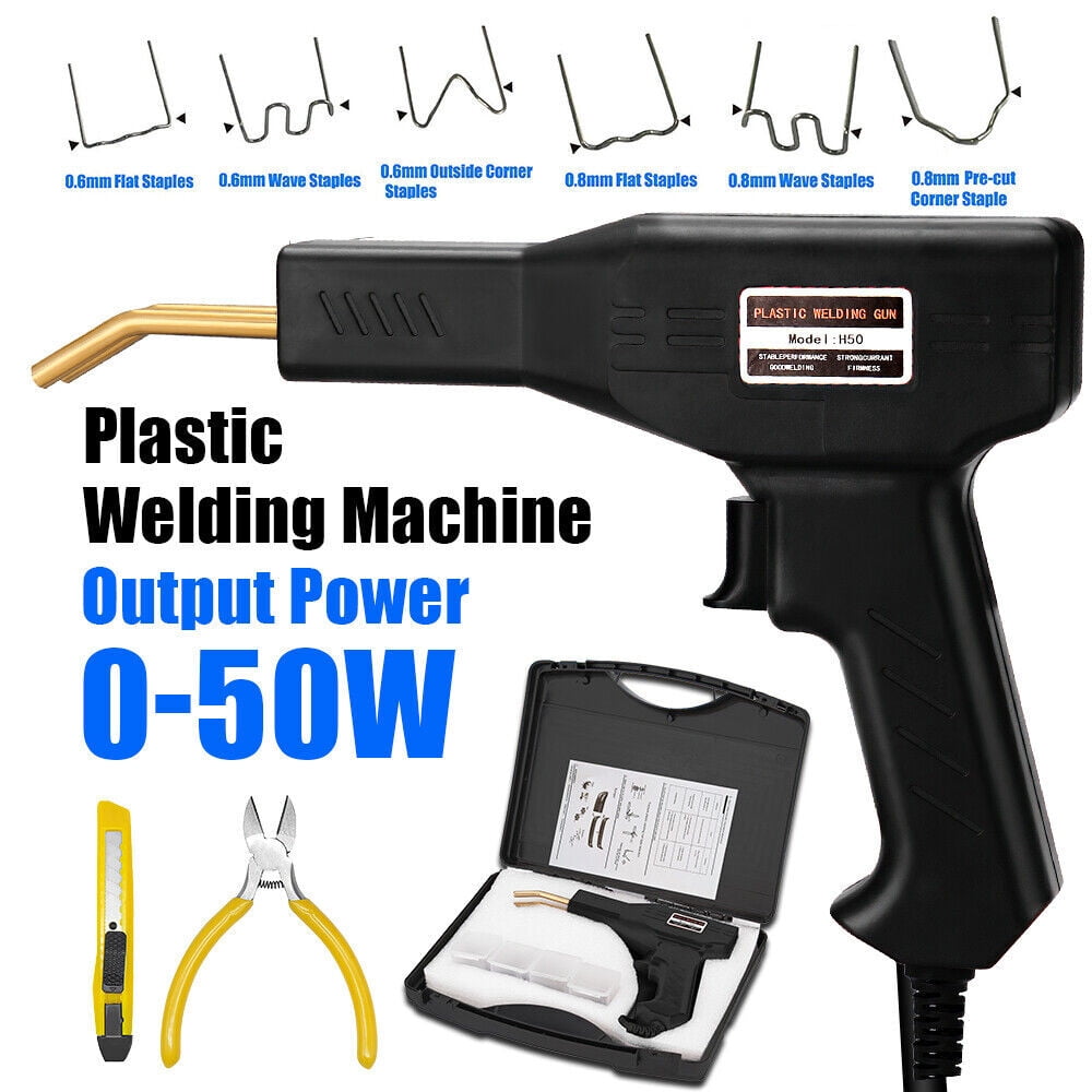 50W Upgraded Plastic Welder Kit,DFITO 2 in 1 Plastic Welder Soldering ...