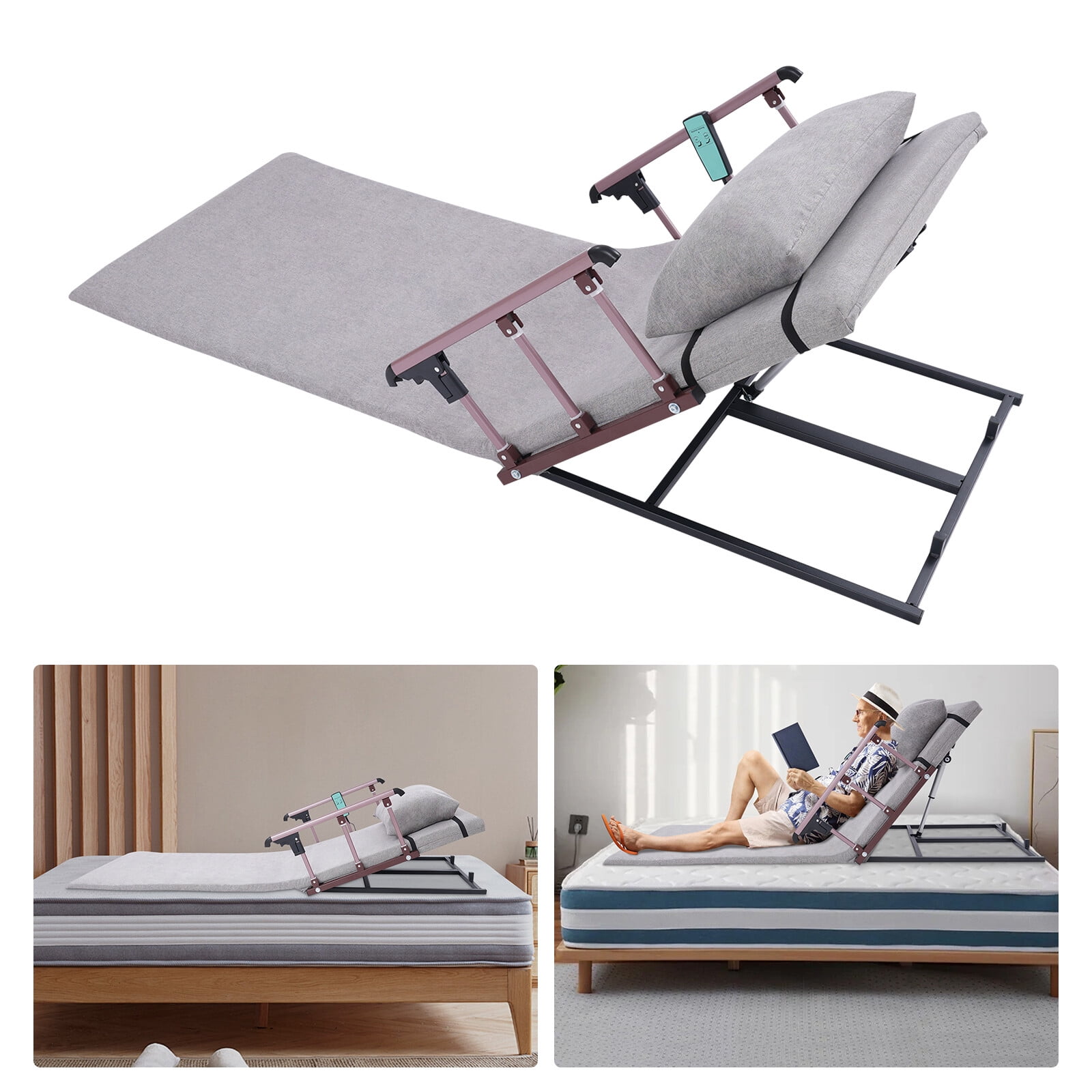 50W Wired Remote Control Electric Lifting Bed Backrest Adjustable Back ...