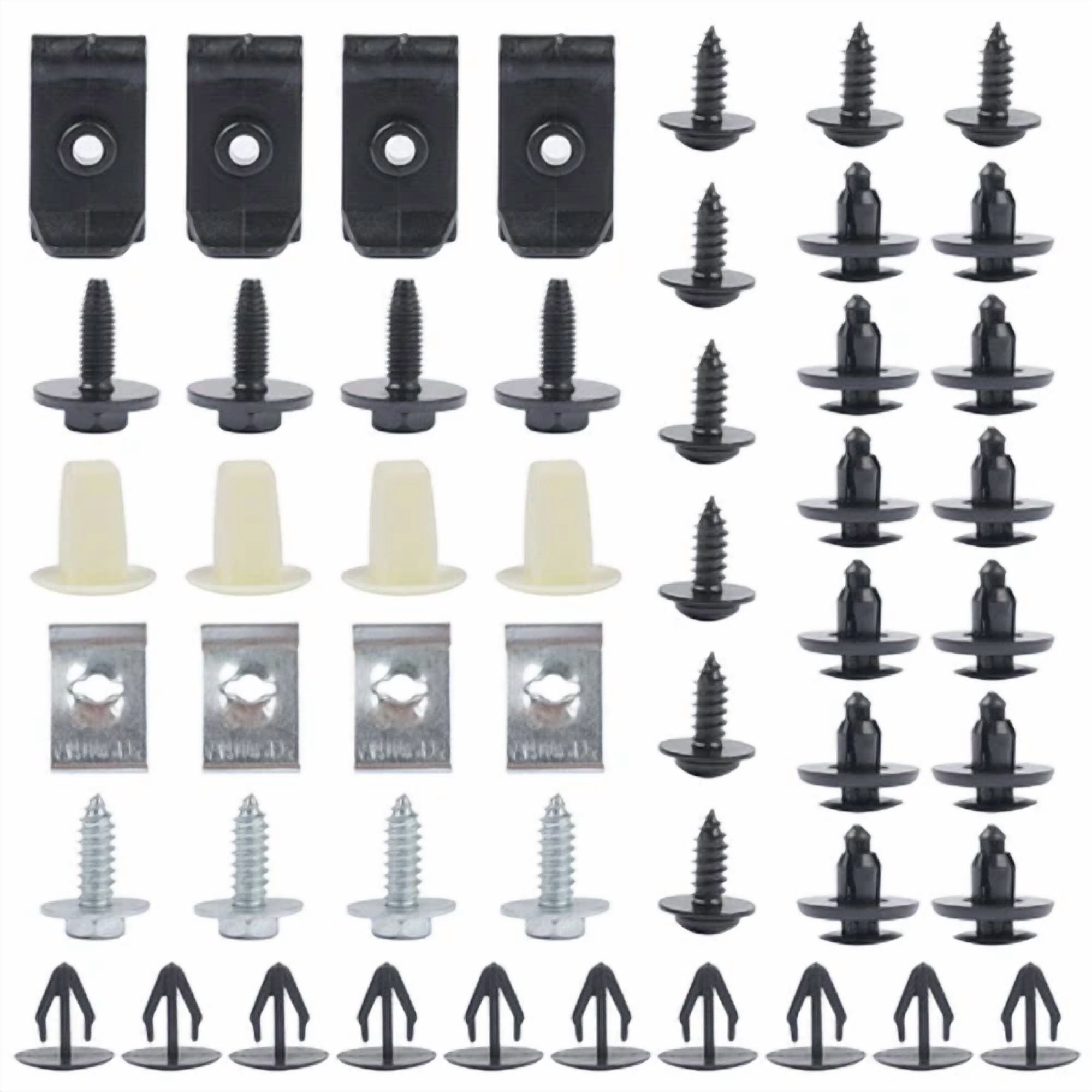 50X Engine Splash Shield Fender Bumper Screw Clips Rivet Fastener For ...