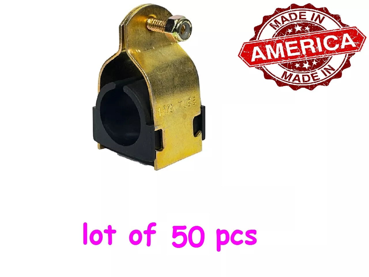 50X FNW 1-1/8" OD Cushion Pipe Clamps Unistrut Channel Copper Hange ...