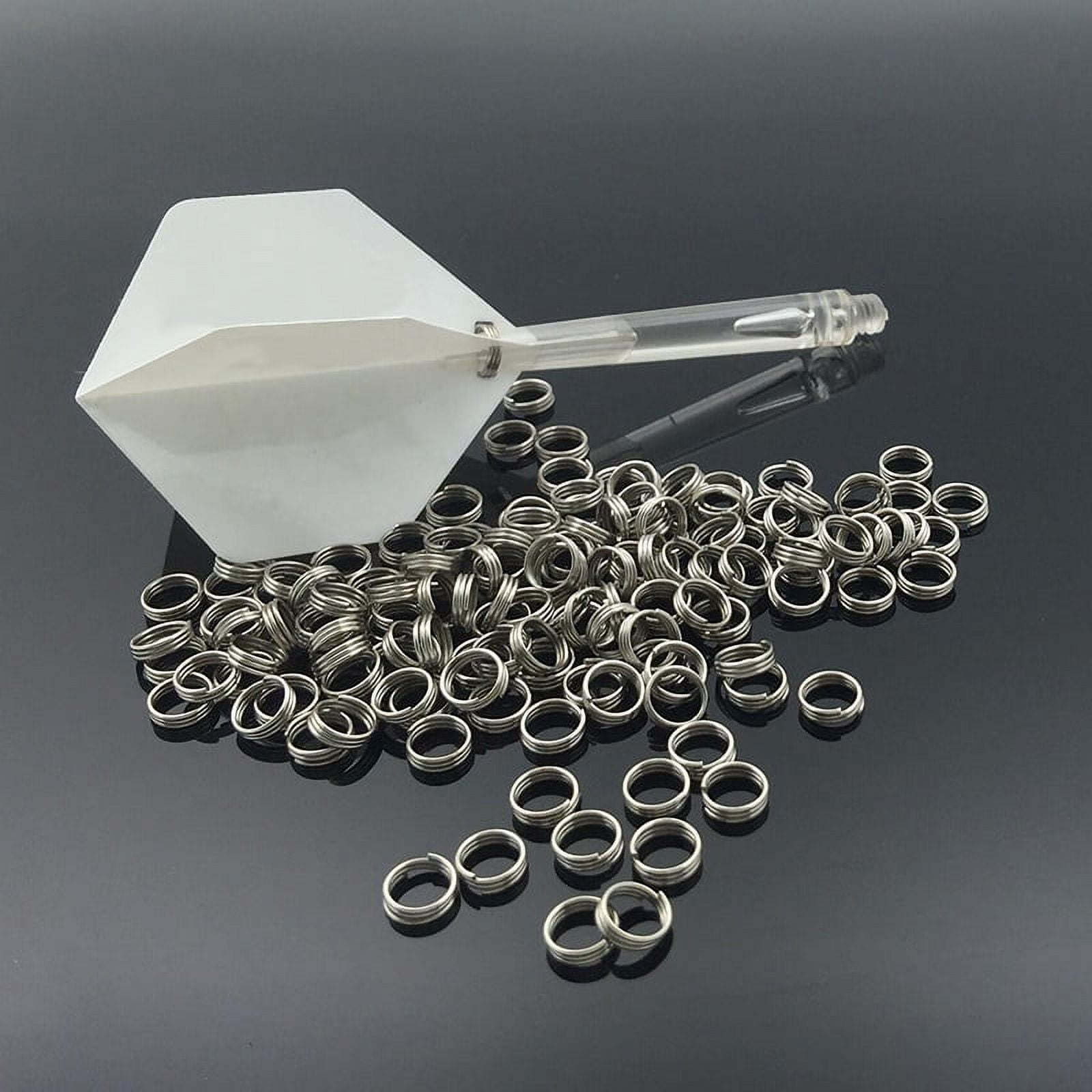 50X Shaft SpRings Washers Split Rings Darts Rings Steel T5P5 Lot X8L7 ...