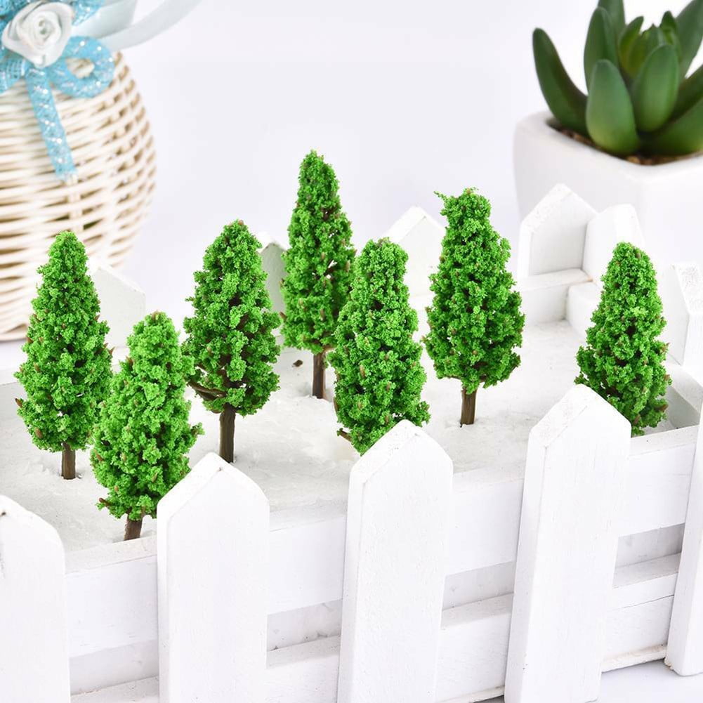 50X Trees Model Train Railroad Diorama Scenery Landscape For Ho Oo ...