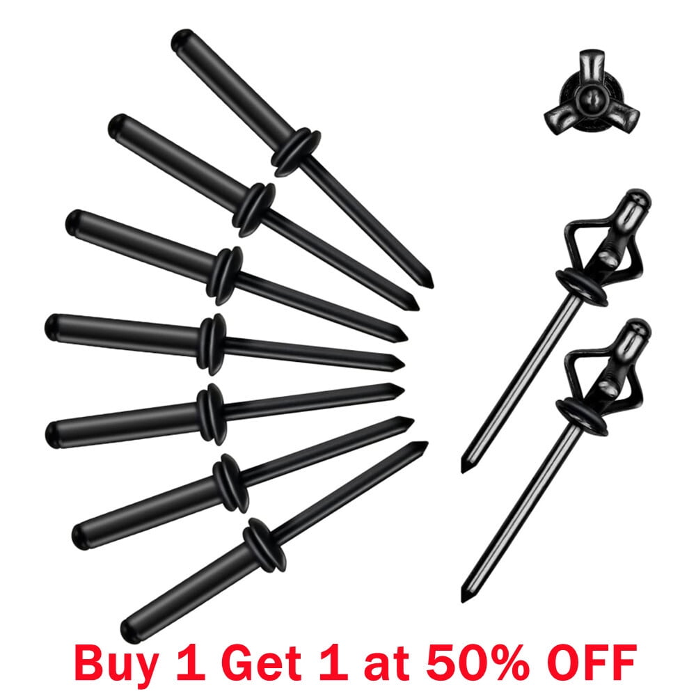 50X Tri Grip Rivets Tri-fold Marine Decorative Pop Rivets with ...