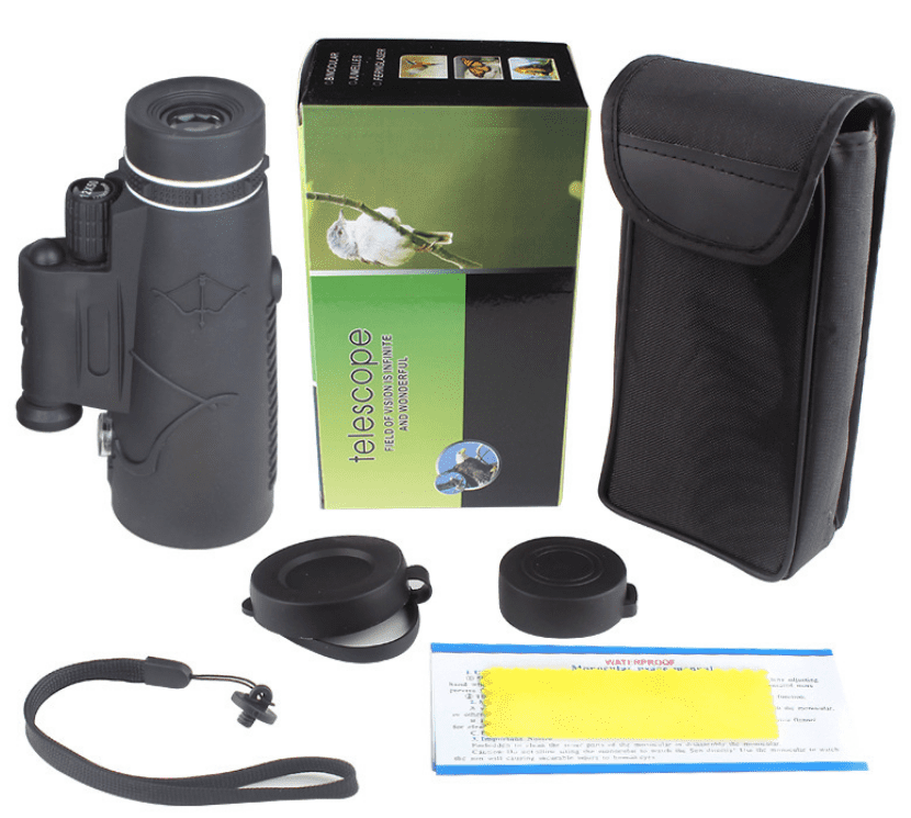50X60 HD ZOOM Portable Powerful Monocular Telescope Long Range Bak4 ...