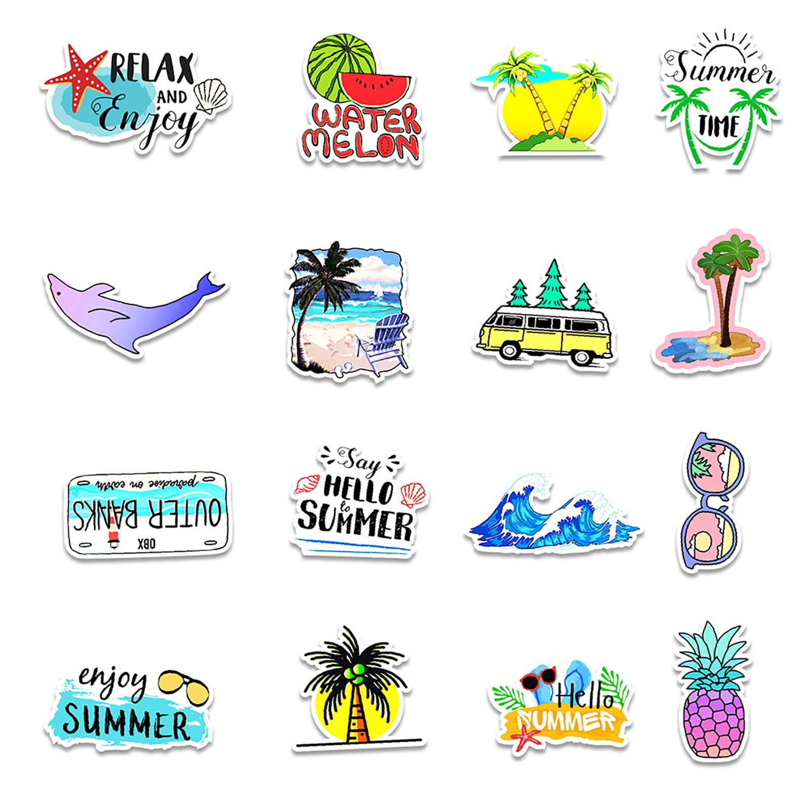 50XPC Graffit I Sticker Luggage Refrigerator Phone Water Cup Sticker ...