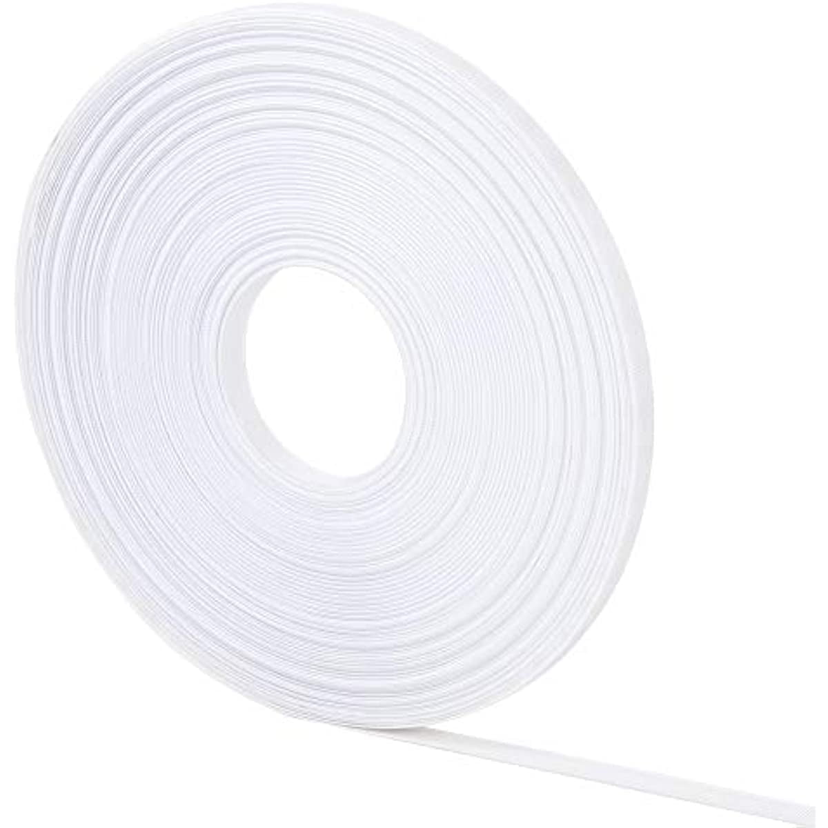 50Yards 12mm Polyester Boning for Sewing White Sew-Through Low Density ...