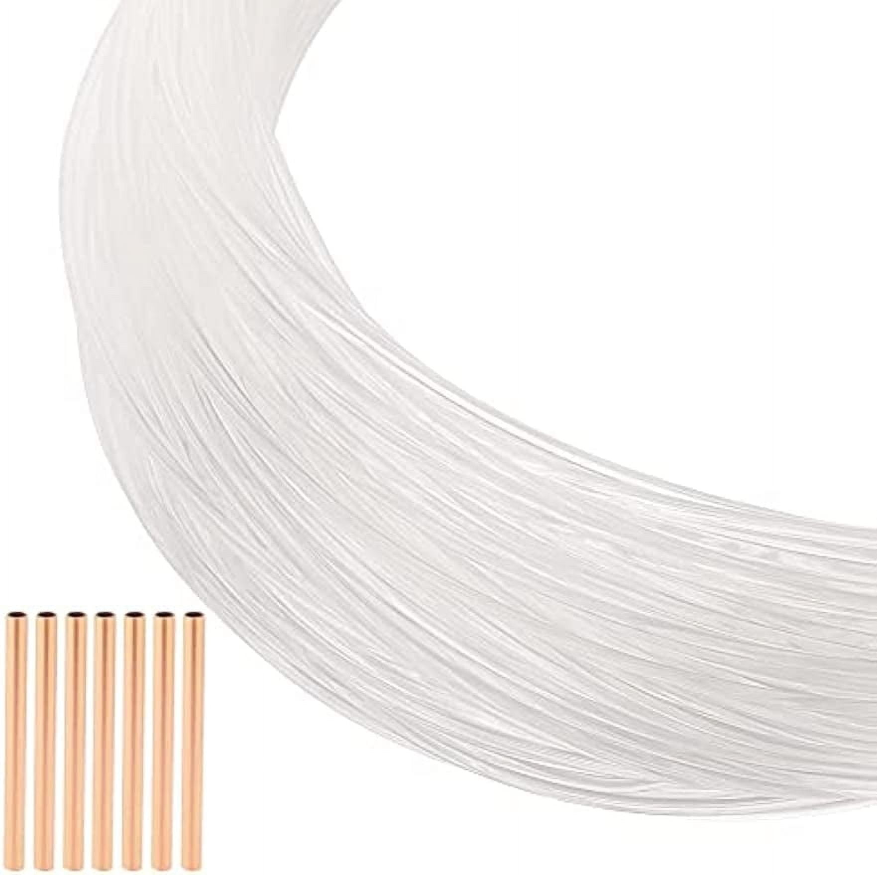 50Yards Nylon Memory Wire for Millinery Hat Brims Transparent Round ...