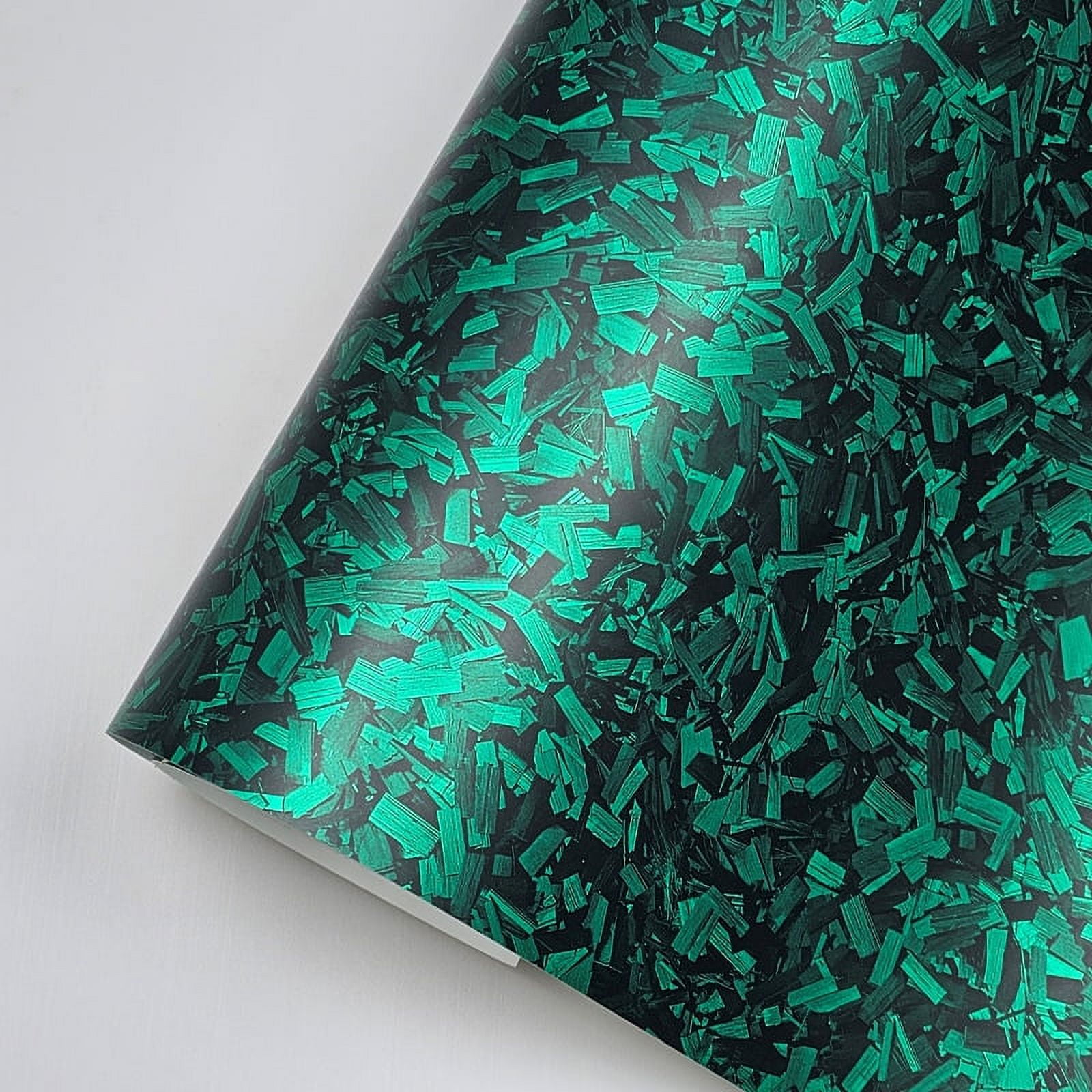 50cm*300cm High Glossy Black Gold Silver Red Forged Carbon Fiber Car ...