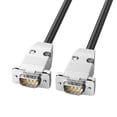 50cm-30m Long 9Pin RS232 Data Cable Double Shielded Connection Cord ...