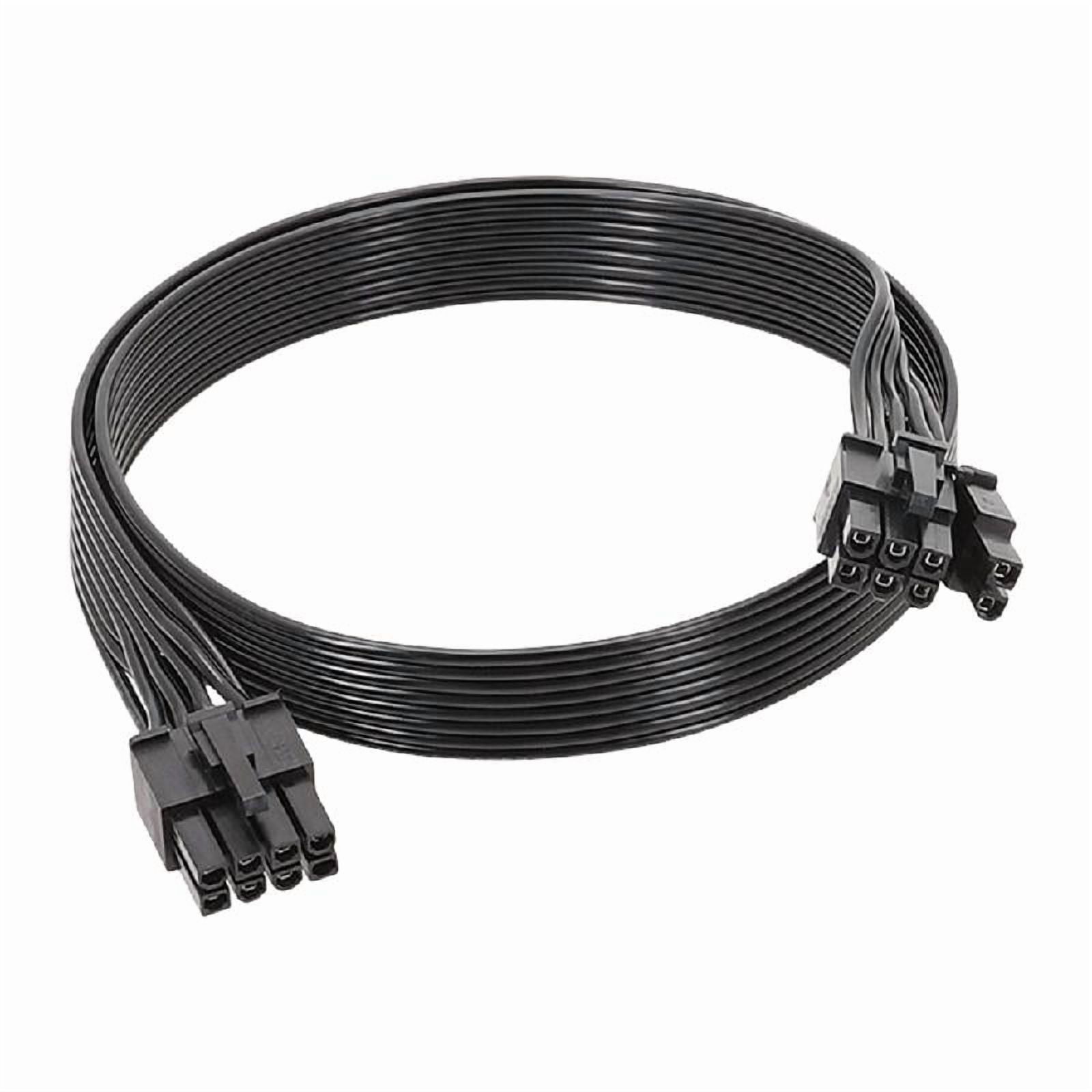 50cm PCIE GPU Power Cable 8Pin to 6+2 Pin for GPU Power Supply with U ...
