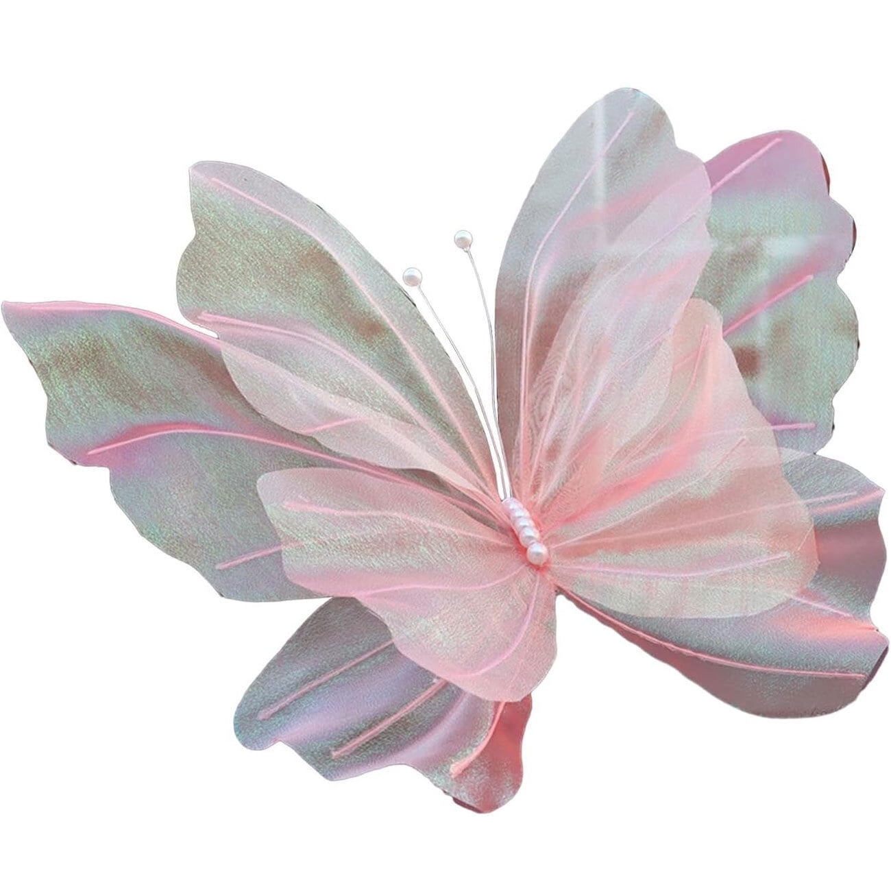 50cm Silk Yarn Artificial Butterfly Fake Butterfly Supplies Giant Gauze ...