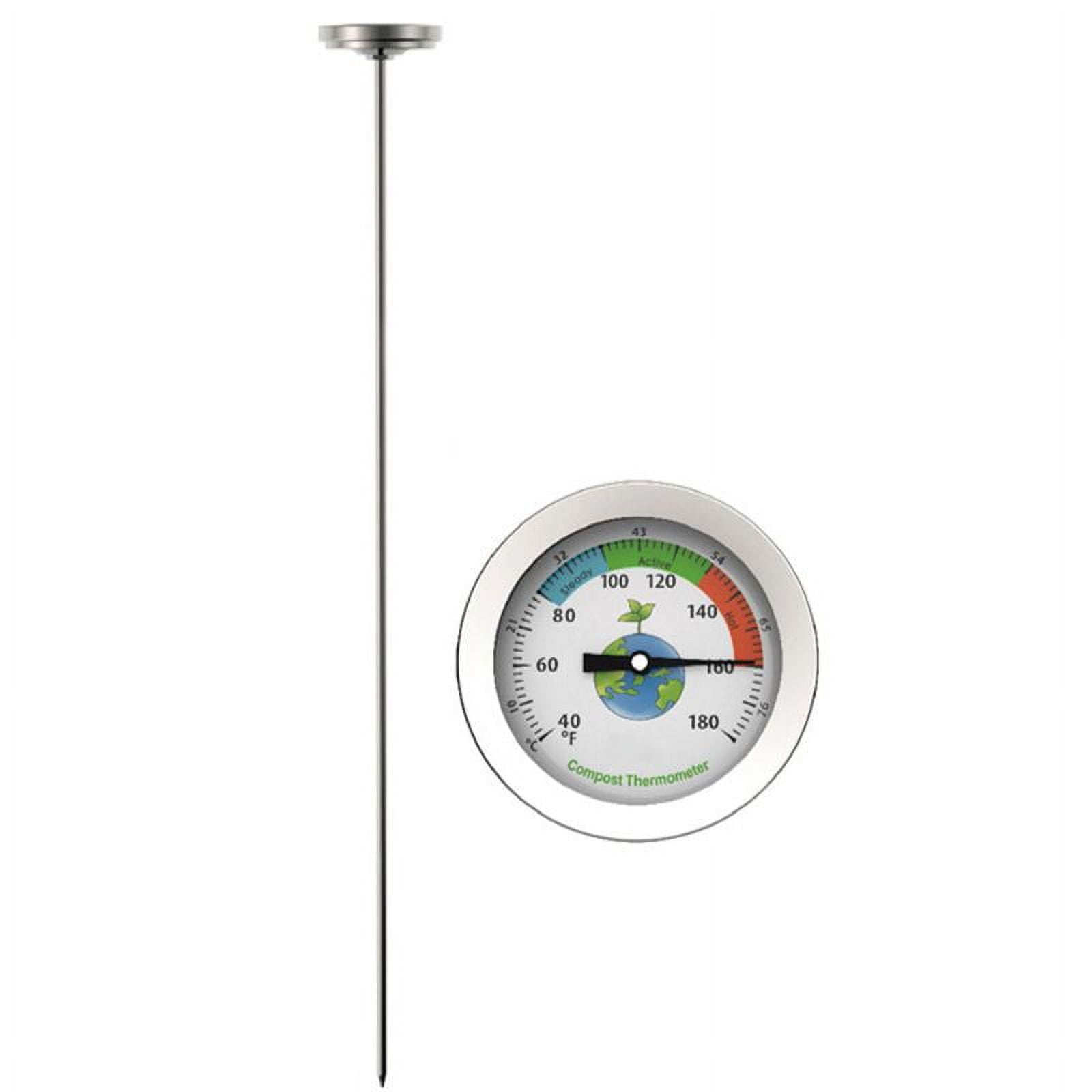 50cm Stainless Steel Compost Soil Thermometer Celsius Measuring Garden ...
