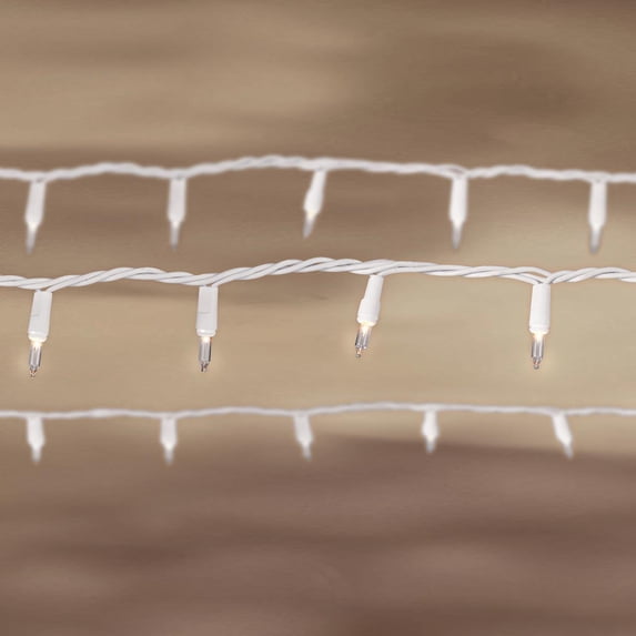 50ct. Clear Mini String Lights with White Cord by Ashland - Walmart.com