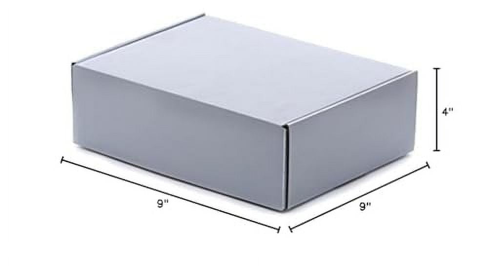 50ea - 12 X 9 X 4 Blue Corrugated Tuck Top Box - Walmart.com