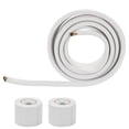 50ft Mini Split AC Line Set with 1/4"&1/2" Copper Tubing, 3/8 ...