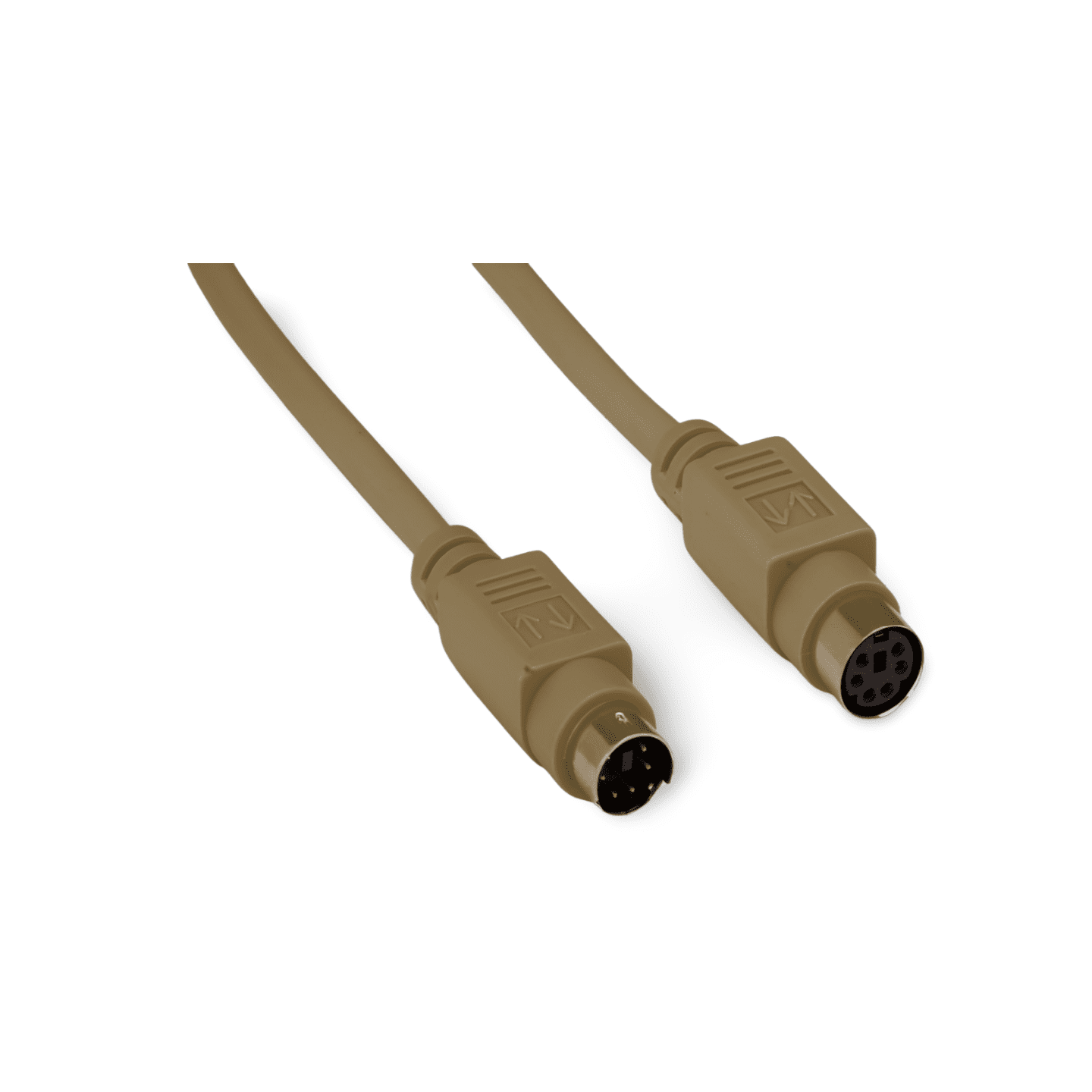 50ft PS2 Mouse Extension Cable Mini DIN 6 Male to Female - Beige ...