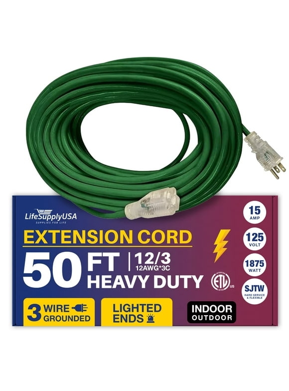12 Gauge Extension Cords in Extension Cords by Gauge - Walmart.com