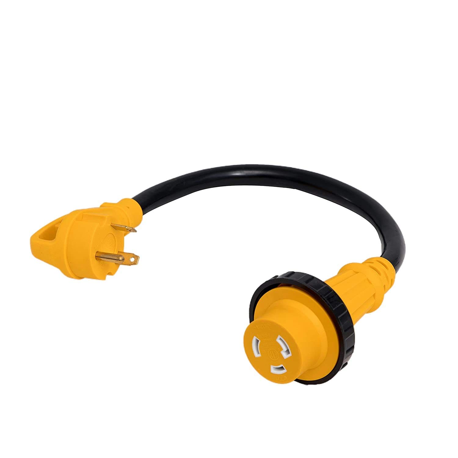 Valterra A10-3015EH Mighty Cord 30 Amp Extension Cord w/Handle - 15 ...