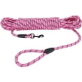 50ft Reflective Nylon Dog Training Leash with Swivel Hook - Durable ...