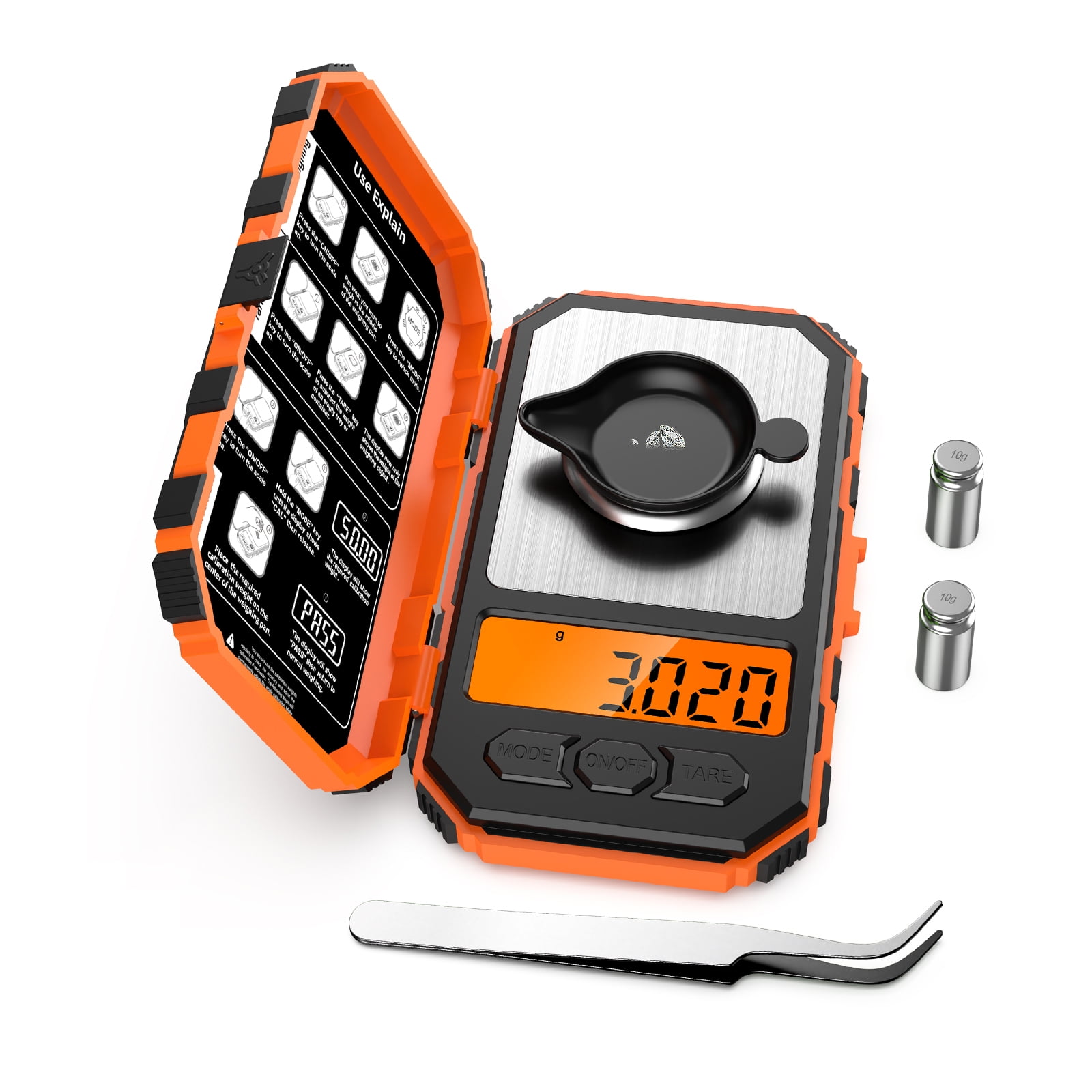 50g 0.001g Digital Scale Portable Mini Electronic Scale Precision ...
