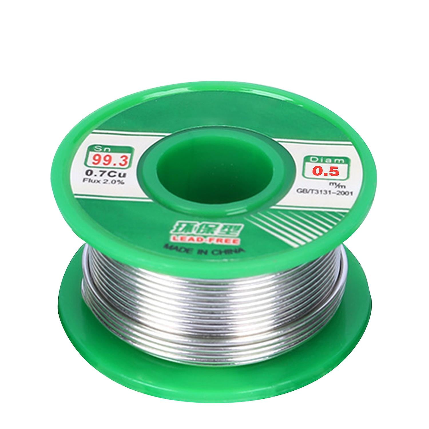 50g 0.5-2mm Solder Tin Wire Low Melting Point No Clean Needed SN99.3CU0 ...