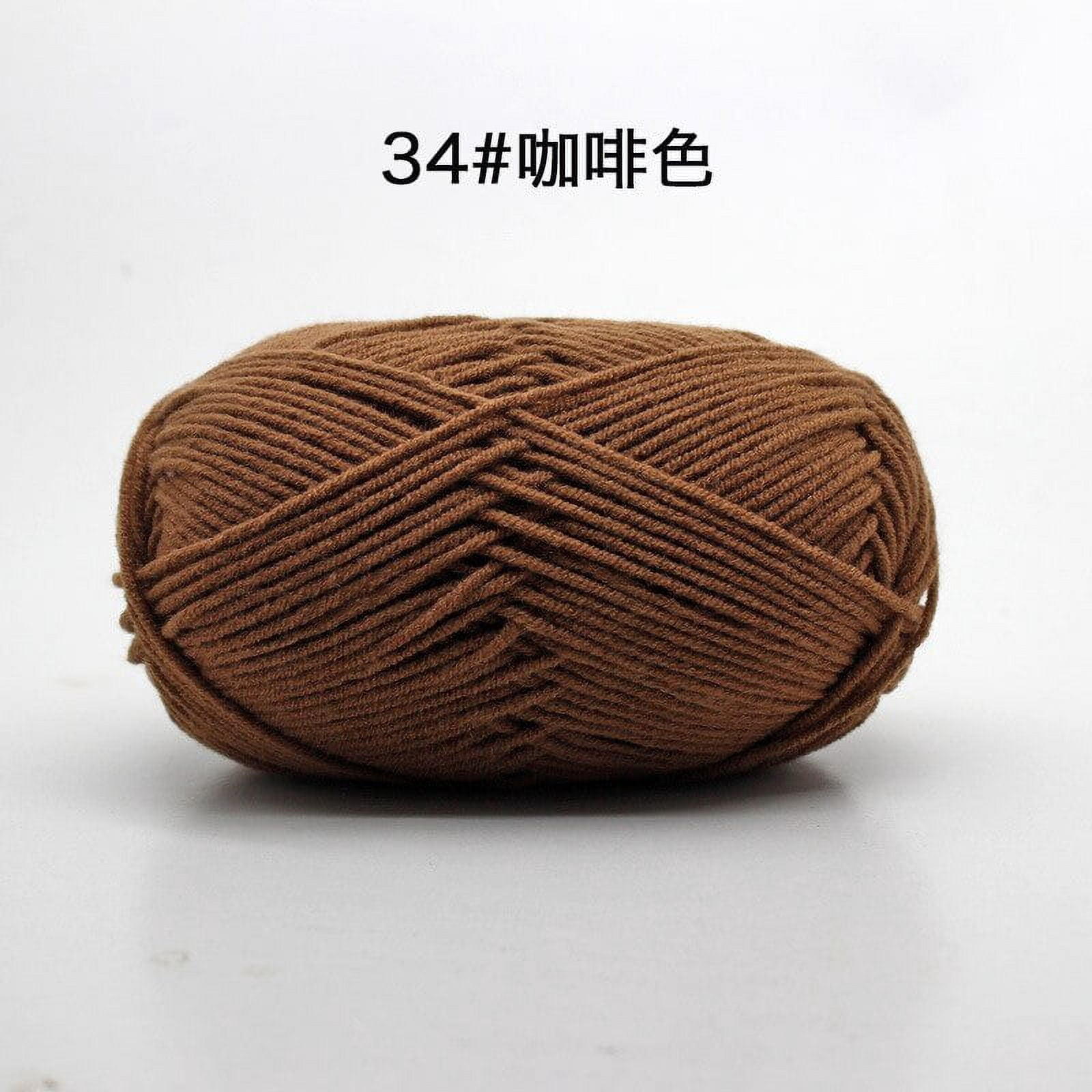 50g 4ply Smooth Milk Fiber Knitting Wool Crochet Yarn Milk Cotton Hand ...