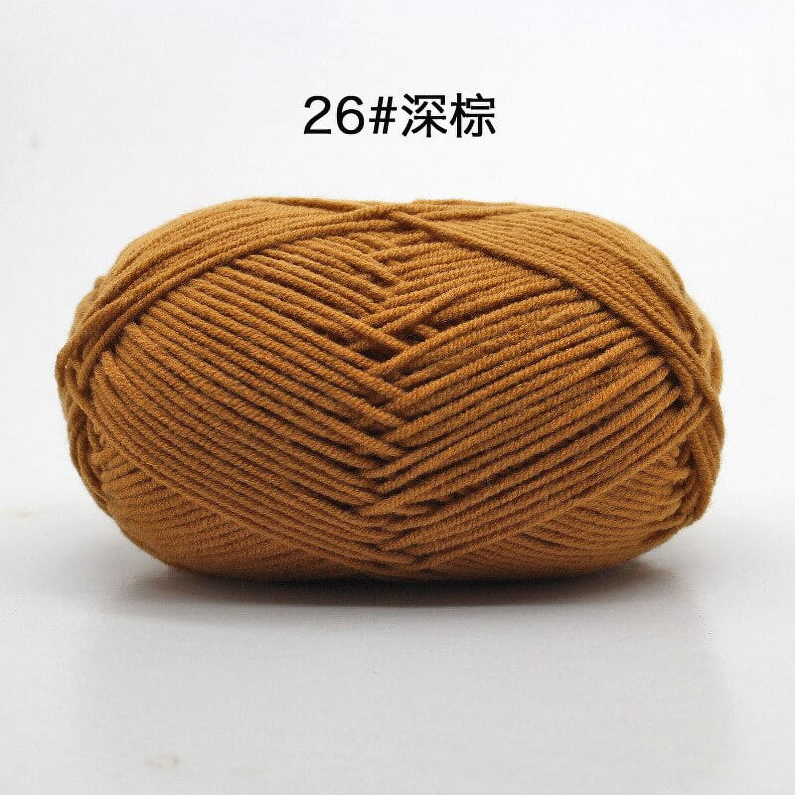 50g 4ply Smooth Milk Fiber Knitting Wool Crochet Yarn Milk Cotton Hand ...