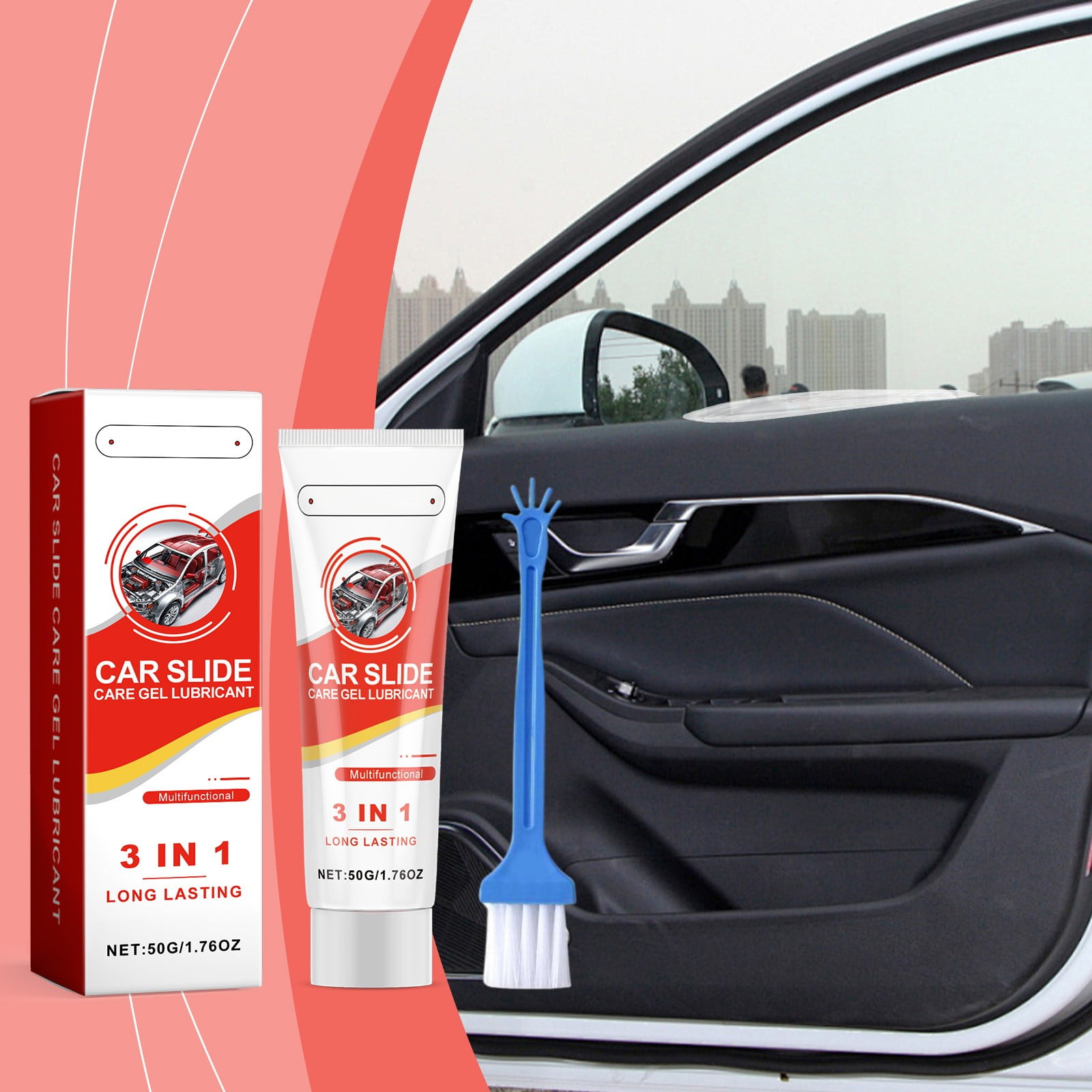 50g Car Slide Care Gel Lubricant – 3-in-1 Long Lasting Automotive ...