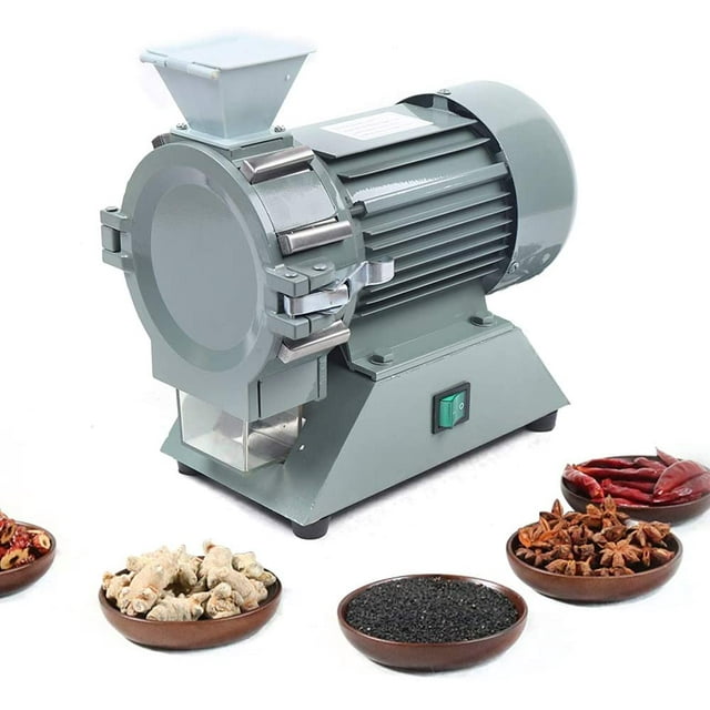 50g Electric Spice Mill Grinder, 110V Mini Grain Mill Grinder 30-120 ...