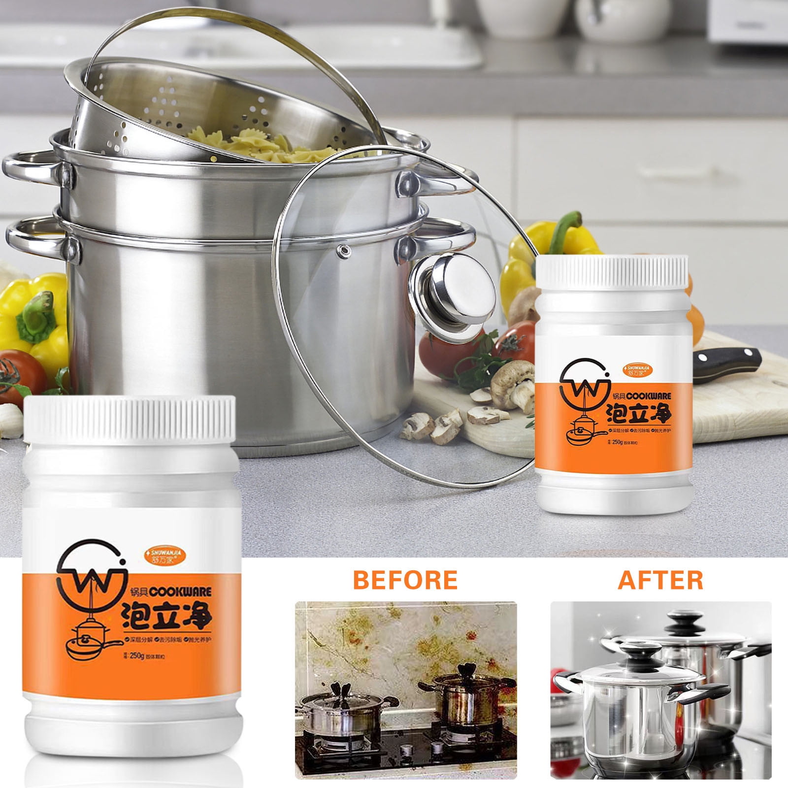 50g Foam Rust Remover, Stain Remover, Kitchen All-Purpose Cleaning ...