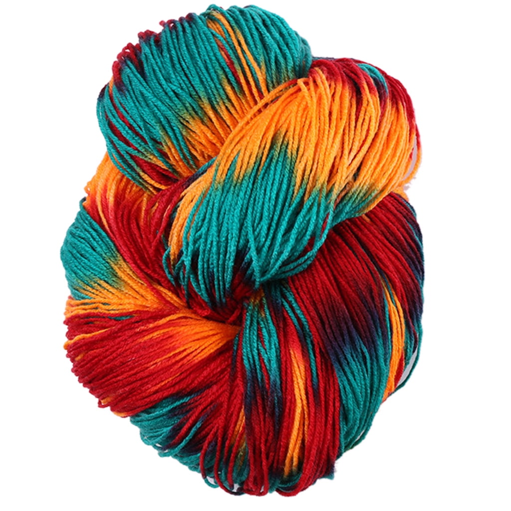 50g Mixed Colorful Knitting Yarn Acrylic Fiber Soft Anti-Pilling Dyed ...