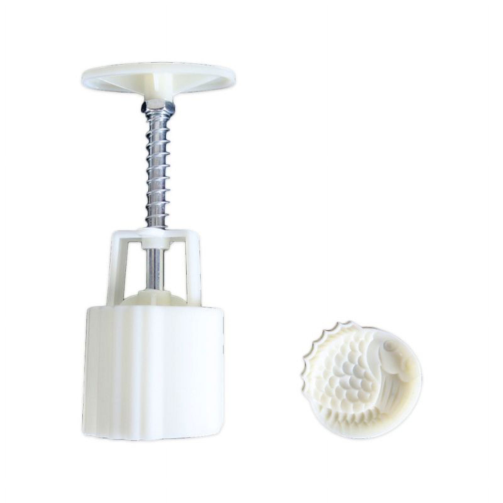 50g Moon Cake Mold Fish Stamp Barrel Mooncake Hand Pressure Pastry ...