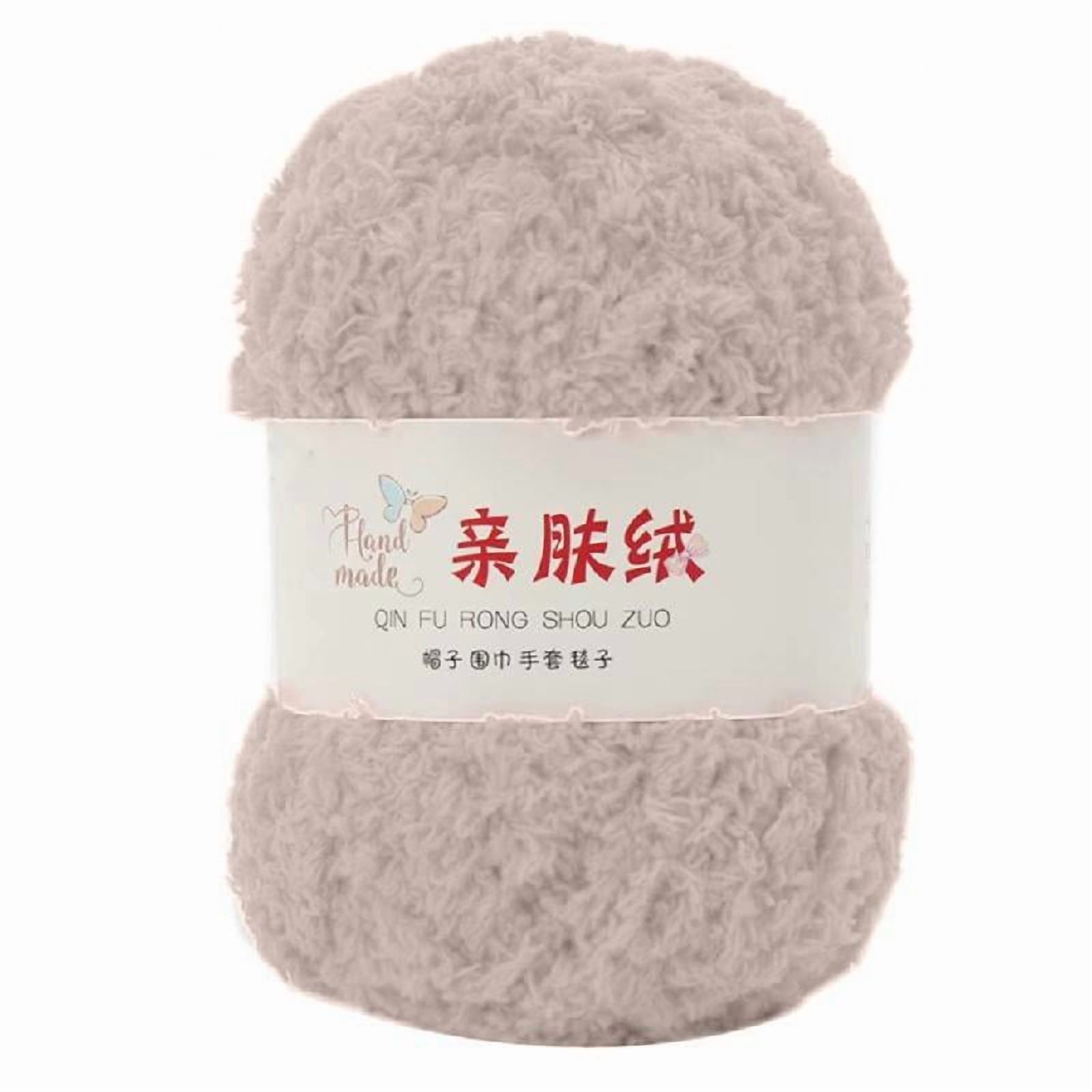 50g Soft Hand Knitting Woven Yarn DIY Velvet Corals Yarn Wool Yarn ...