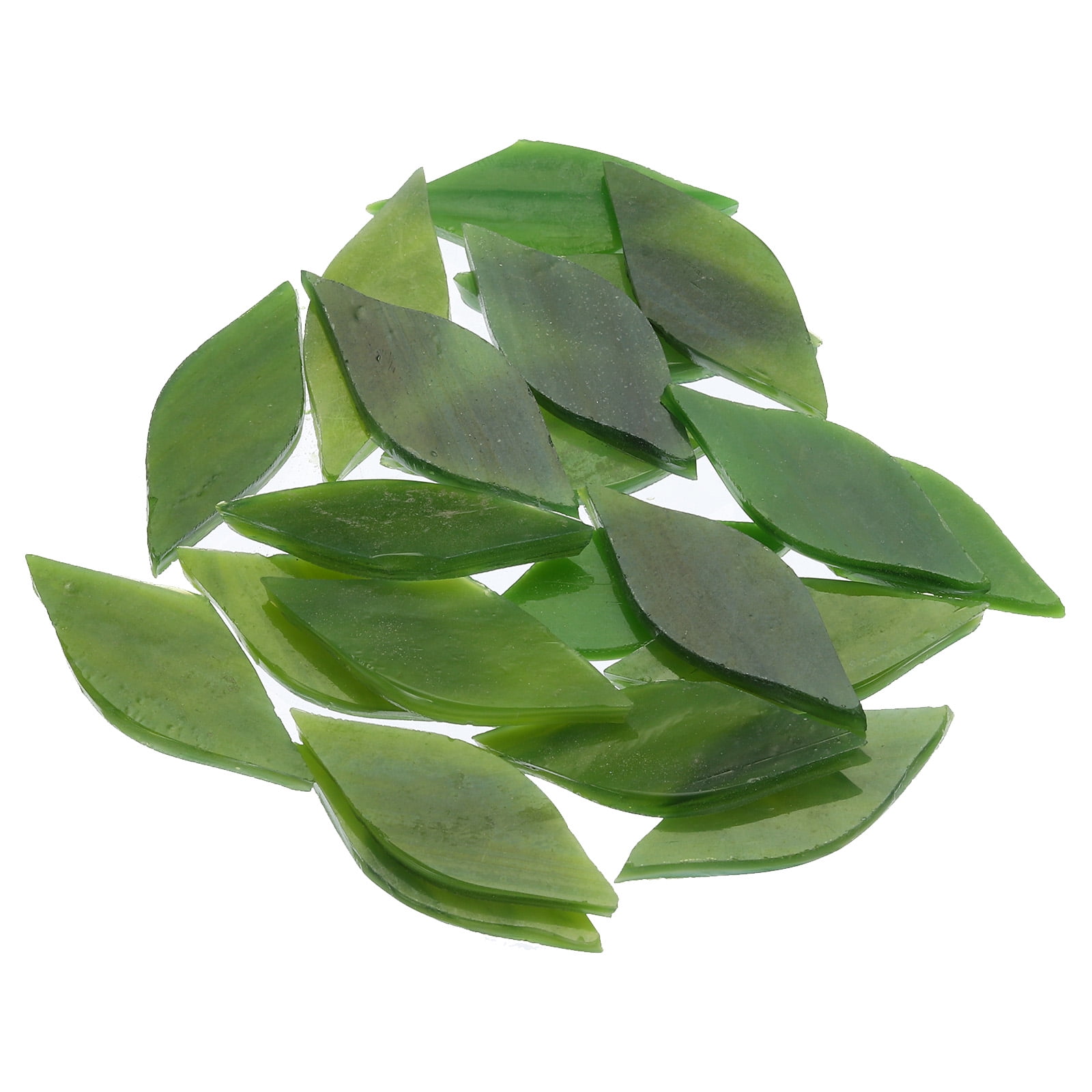 Stained Glass Mosaic, Leaf Glass Mosaic Tiles Bulk for Craft DIY ...