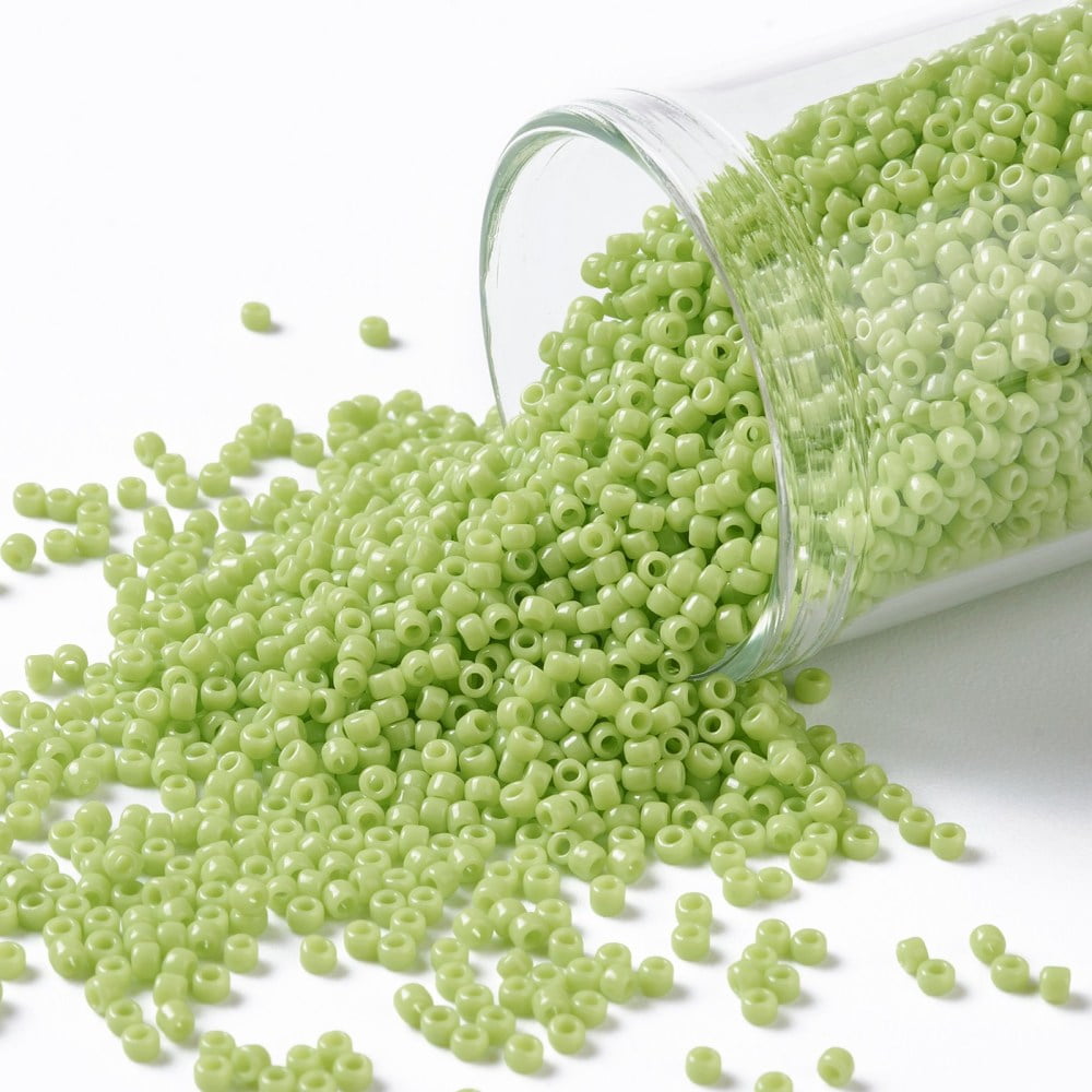 50g TOHO Round Seed Beads Japanese Seed Beads (44) Opaque Sour 15/0 1 ...