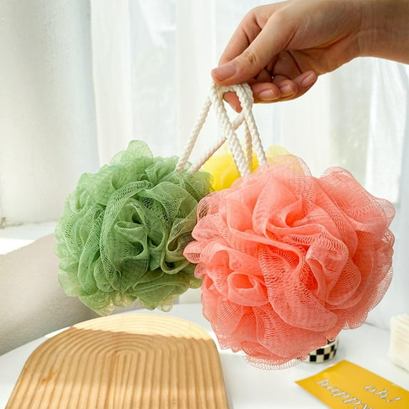 50g Ultra-Soft Bath Sponge Ball - Lather Rich Non-Scattering Bath ...