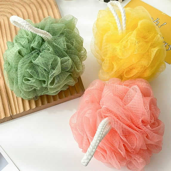 50g Ultra-Soft Bath Sponge Ball - Lather Rich Non-Scattering Bath ...