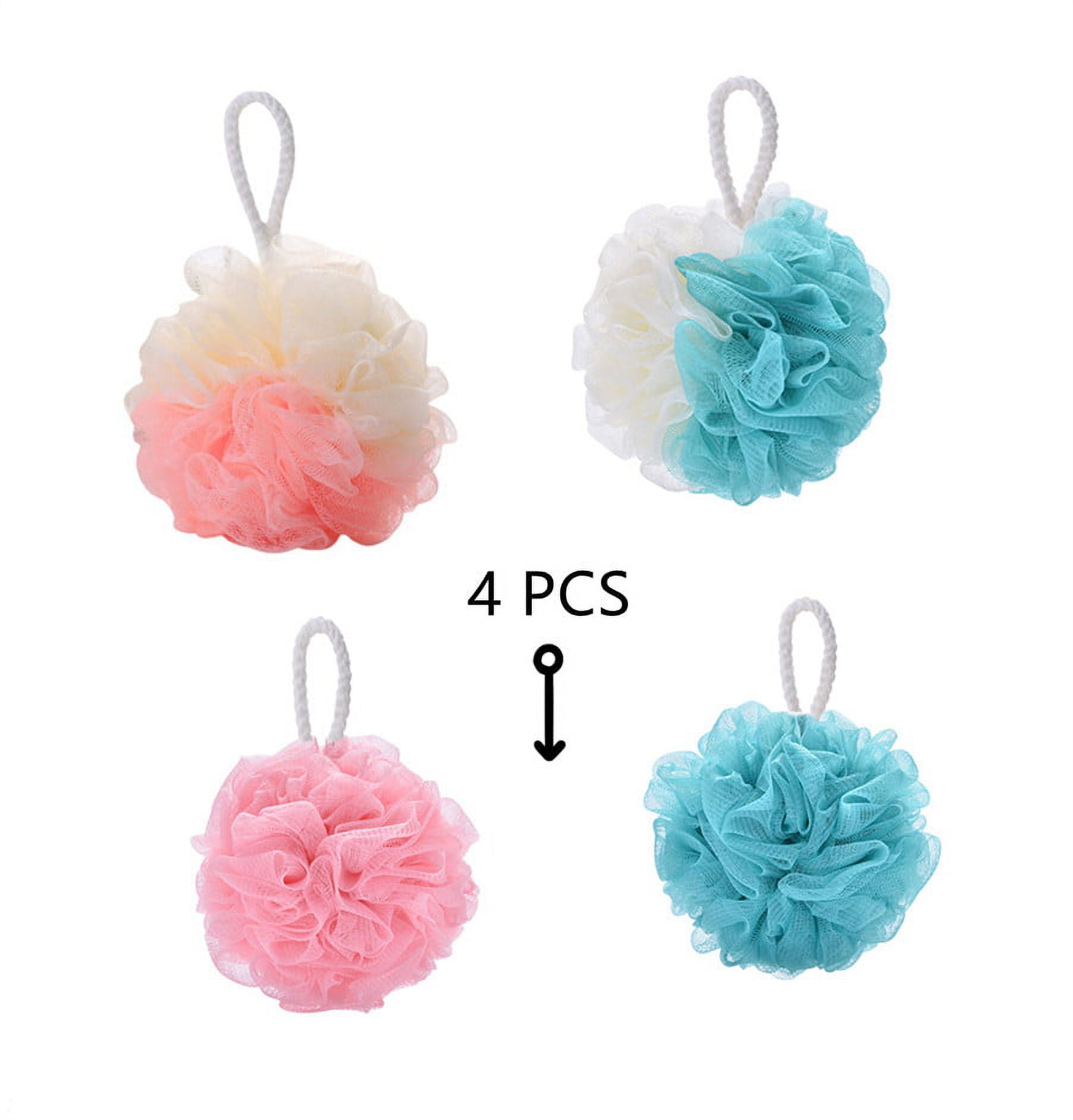 50g/pcs Bath Puffs, Large Body Exfoliating Loofah Shower Sponges for ...