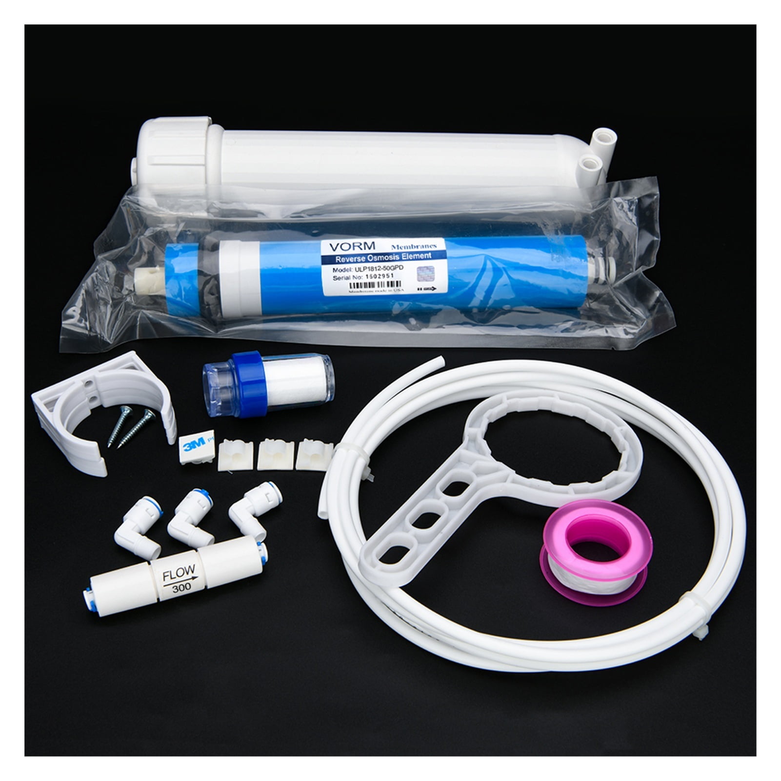 50gpd Membrane + 1812 RO Membrane Housing + Reverse Osmosis Water ...