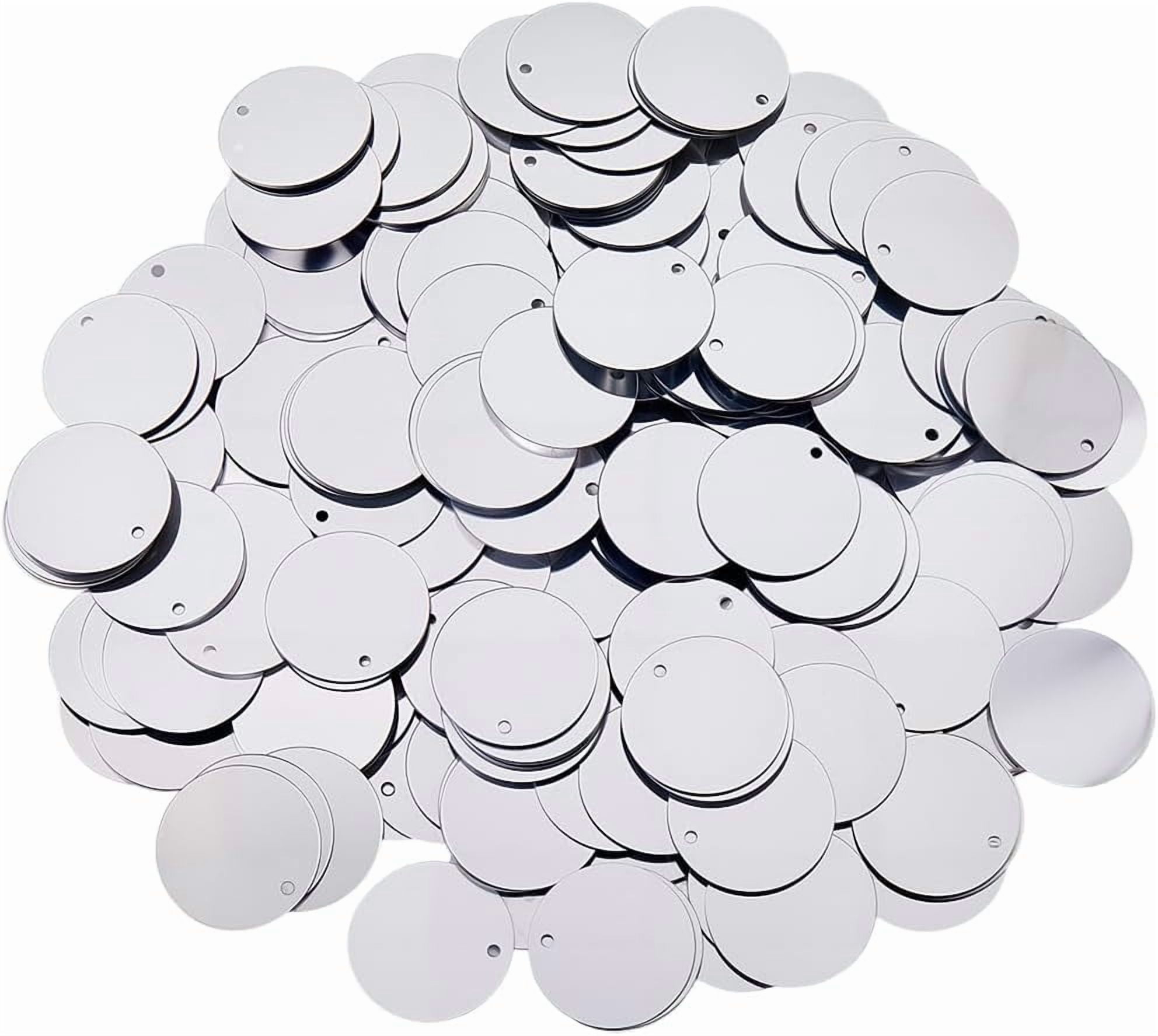 50gs 454Pcs Silver Round Flat Sequins Paillettes Loose Bulk 20Mm Large ...